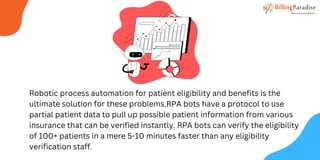 BillingParadise’s RPA eligibility and benefits verification use case ...