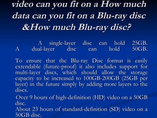 Blue ray disc seminar representation | PPT | Home Entertainment Systems ...