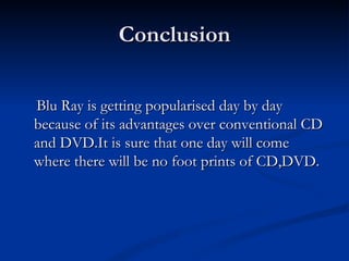 Blue ray disc seminar representation | PPT | Home Entertainment Systems ...