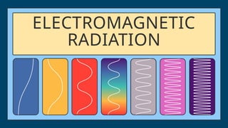 Blue Red and Yellow Illustrative Science Electromagnetic Radiation ...