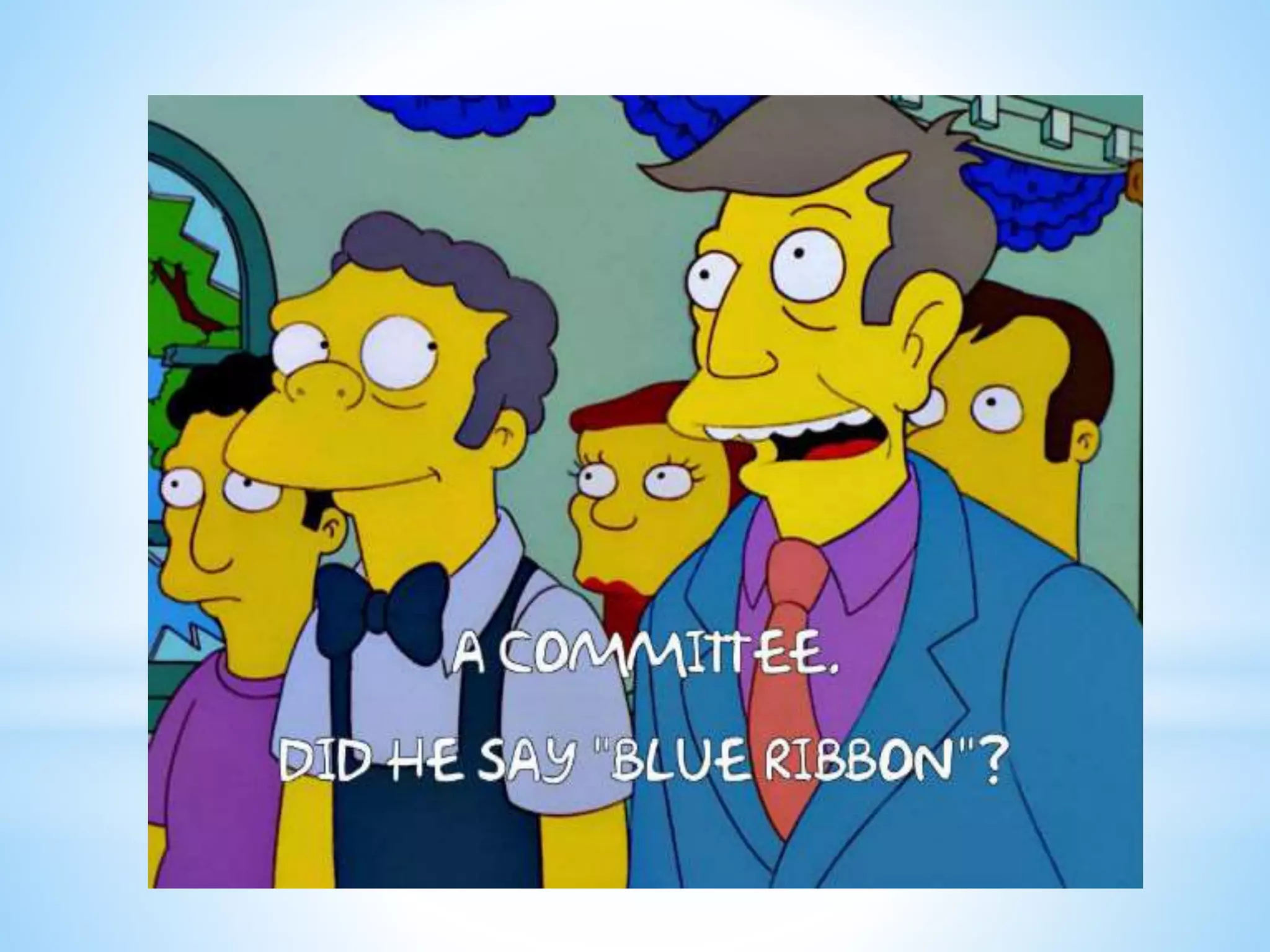 Blue ribbon committee | PPTX