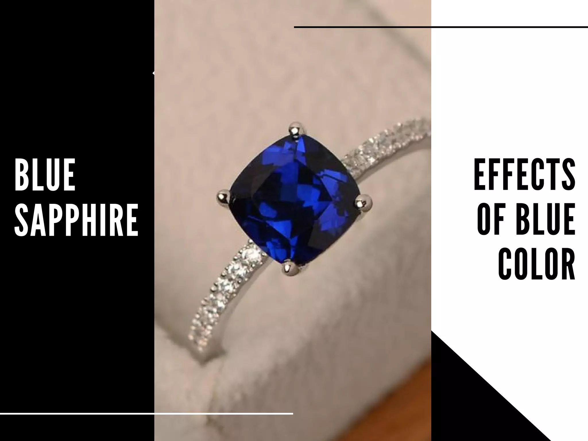 Blue sapphire effects of blue color (2) | PPT