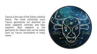 Blue sapphire for taurus | PDF