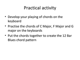 Blues background lesson 1 | PPT