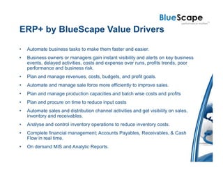 ERP+ by BlueScape | PDF