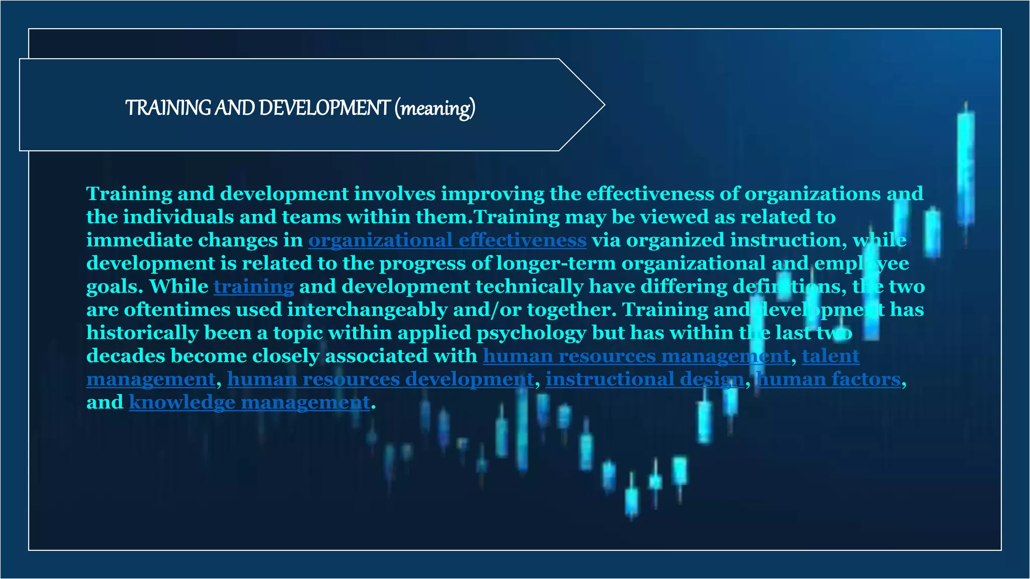 Training and development in HRM | PPTX