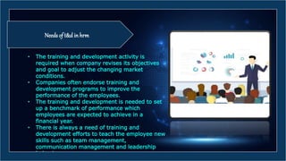 Training and development in HRM | PPTX