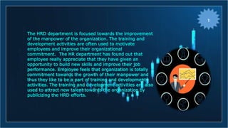Training and development in HRM | PPTX