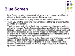 Bluescreencgi | PPT | Computer Animation | Computer Software and ...