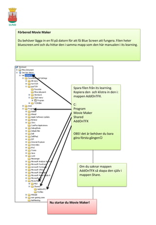 Blue screenmoviemakermanual | PDF | Cameras and Camcorders | Consumer ...