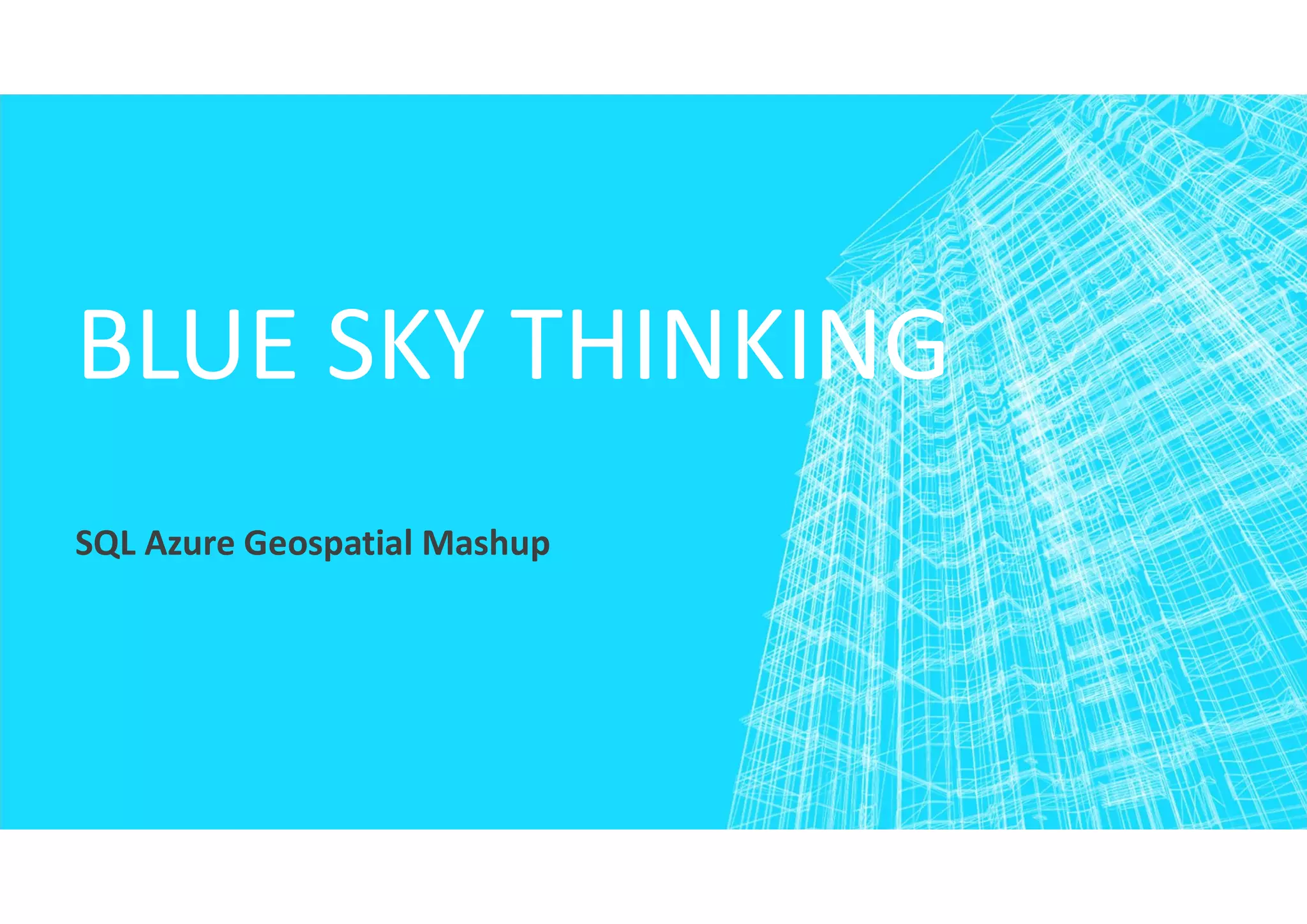 Blue Sky Thinking | PDF