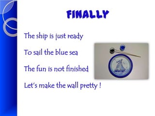 Blue splash! | PPTX | Painting | Arts and Crafts