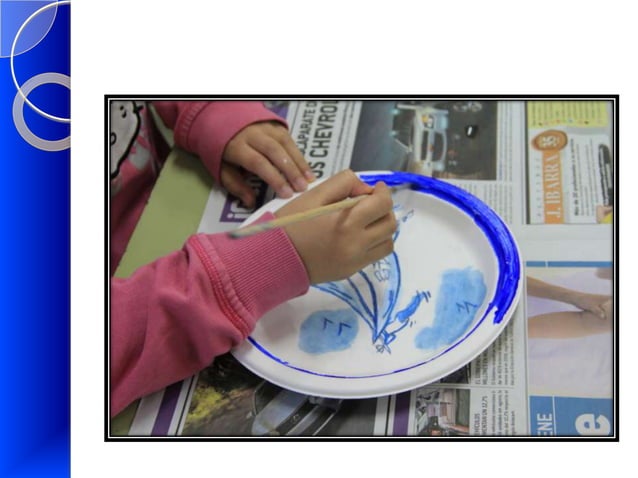 Blue splash! | PPTX | Painting | Arts and Crafts