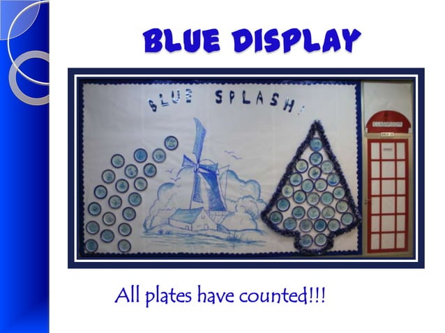 Blue splash! | PPTX | Painting | Arts and Crafts