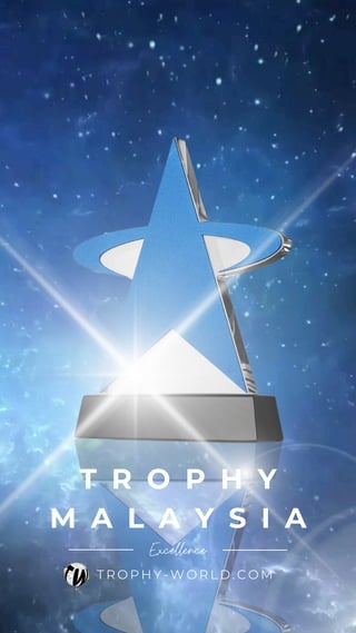 Blue Star Trophies at Trophy-World Malaysia | Custom Trophies & Plaques ...