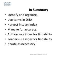 Terminology Management in DITA | PPT