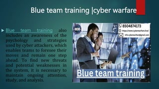 Blue team training. | PPTX