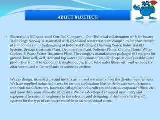 Bluetech industries | PPTX