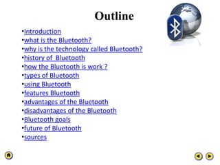 Bluethooth technology | PPT