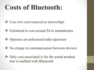 Bluetooth Wireless Multimedia Technology | PPT