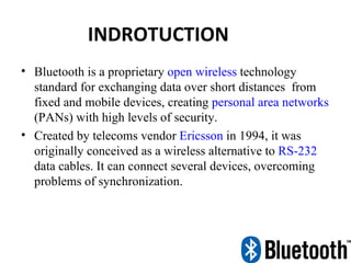 Bluetooth | PPT | Consumer Electronics | Technology & Computing