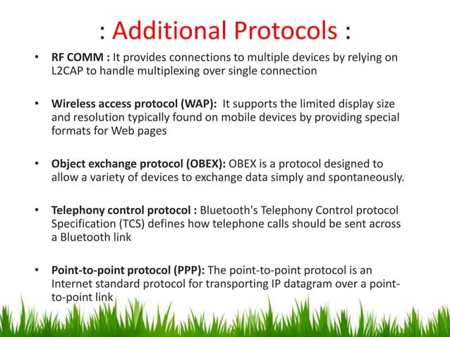 Bluetooth | PPTX | Computer Networking | Computing