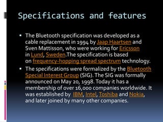 Bluetooth | PPTX | Computer Peripherals | Computing