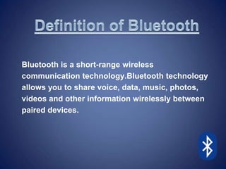 Bluetooth ppt by Ajay | PPT