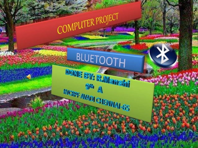 Power Point Presentation on BLUTOOTH | PPTX