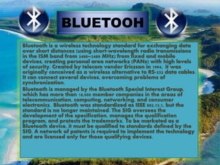 Power Point Presentation on BLUTOOTH | PPTX