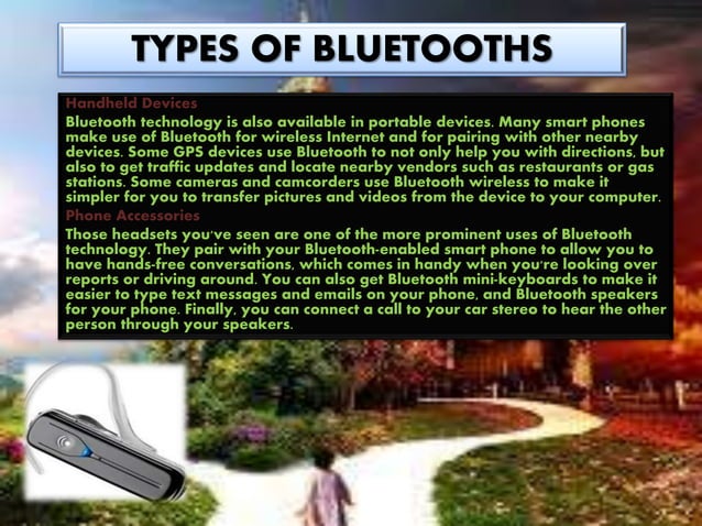 Power Point Presentation on BLUTOOTH | PPTX