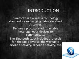 Bluetooth Power point presentation | PPTX