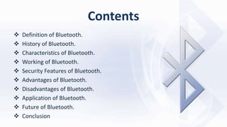 Bluetooth | PPTX | Computer Peripherals | Computing