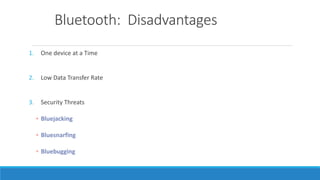 Bluetooth Wireless Technology | PPTX