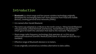 Bluetooth | PPTX