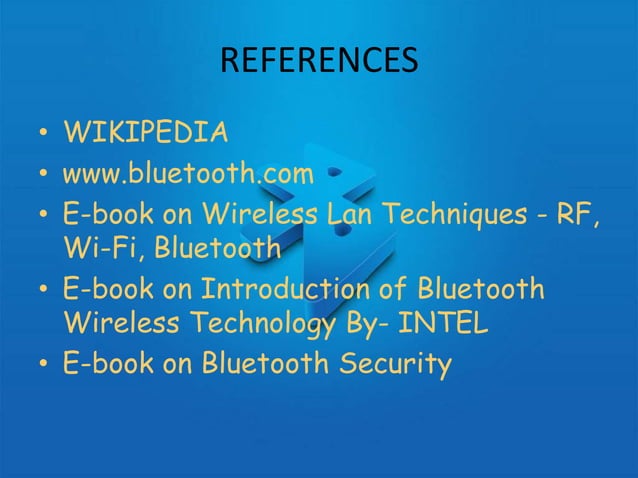 Bluetooth | PPT