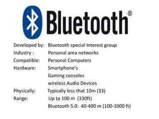 Bluetooth | PPT