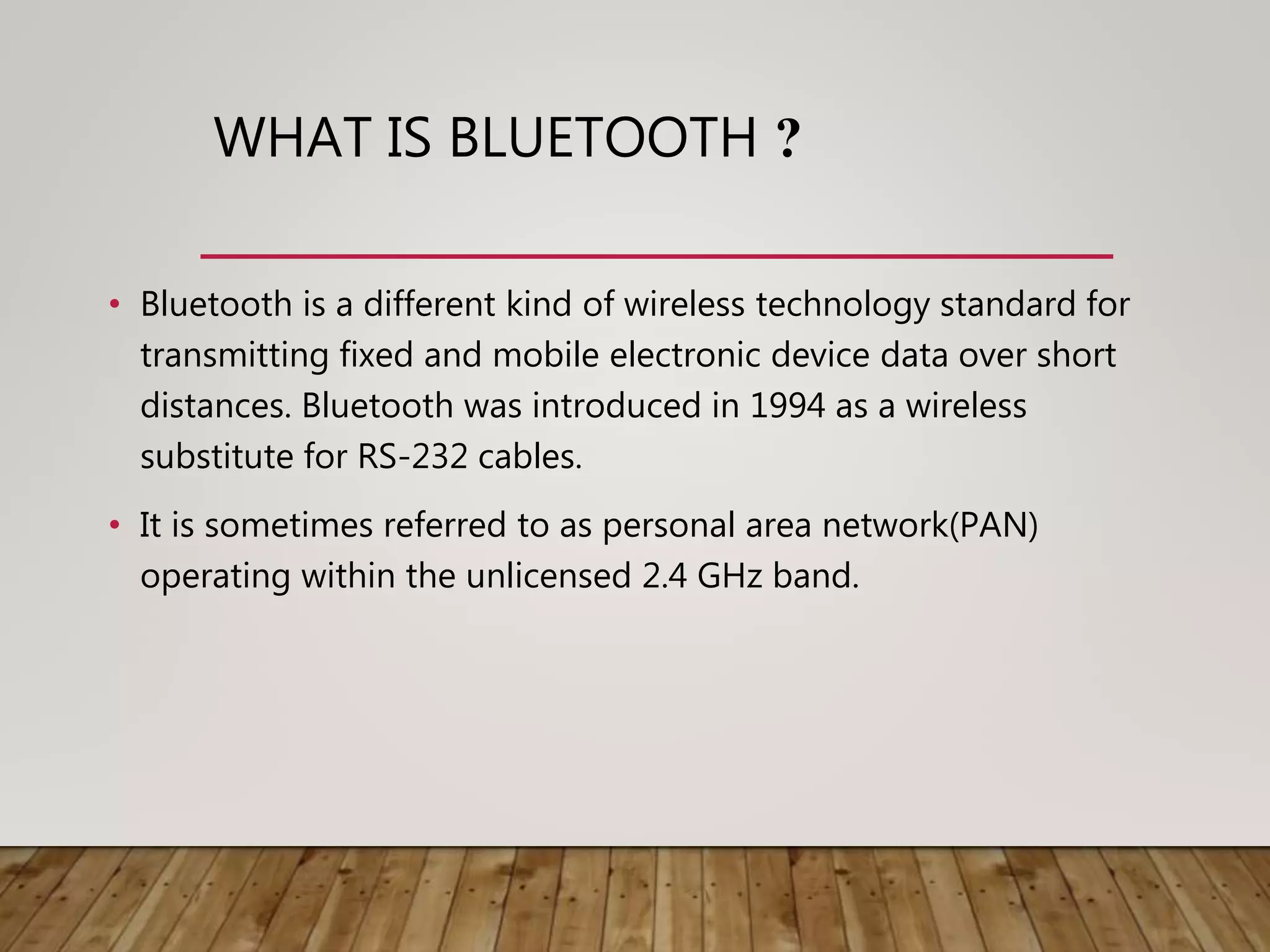 Bluetooth | PPTX
