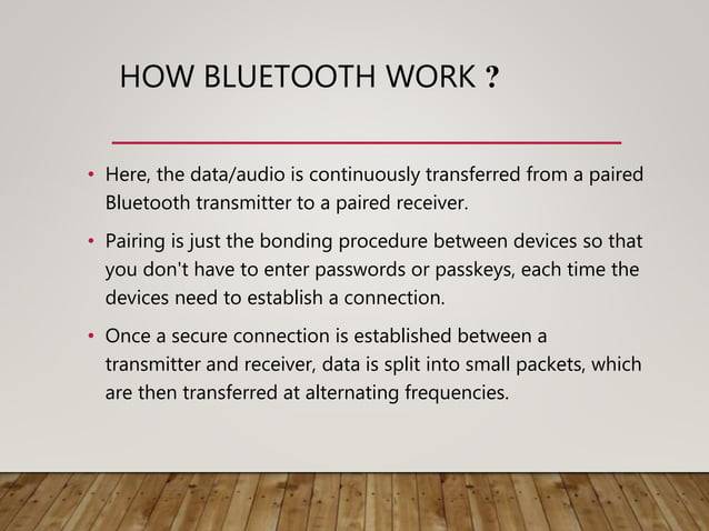 Bluetooth | PPTX