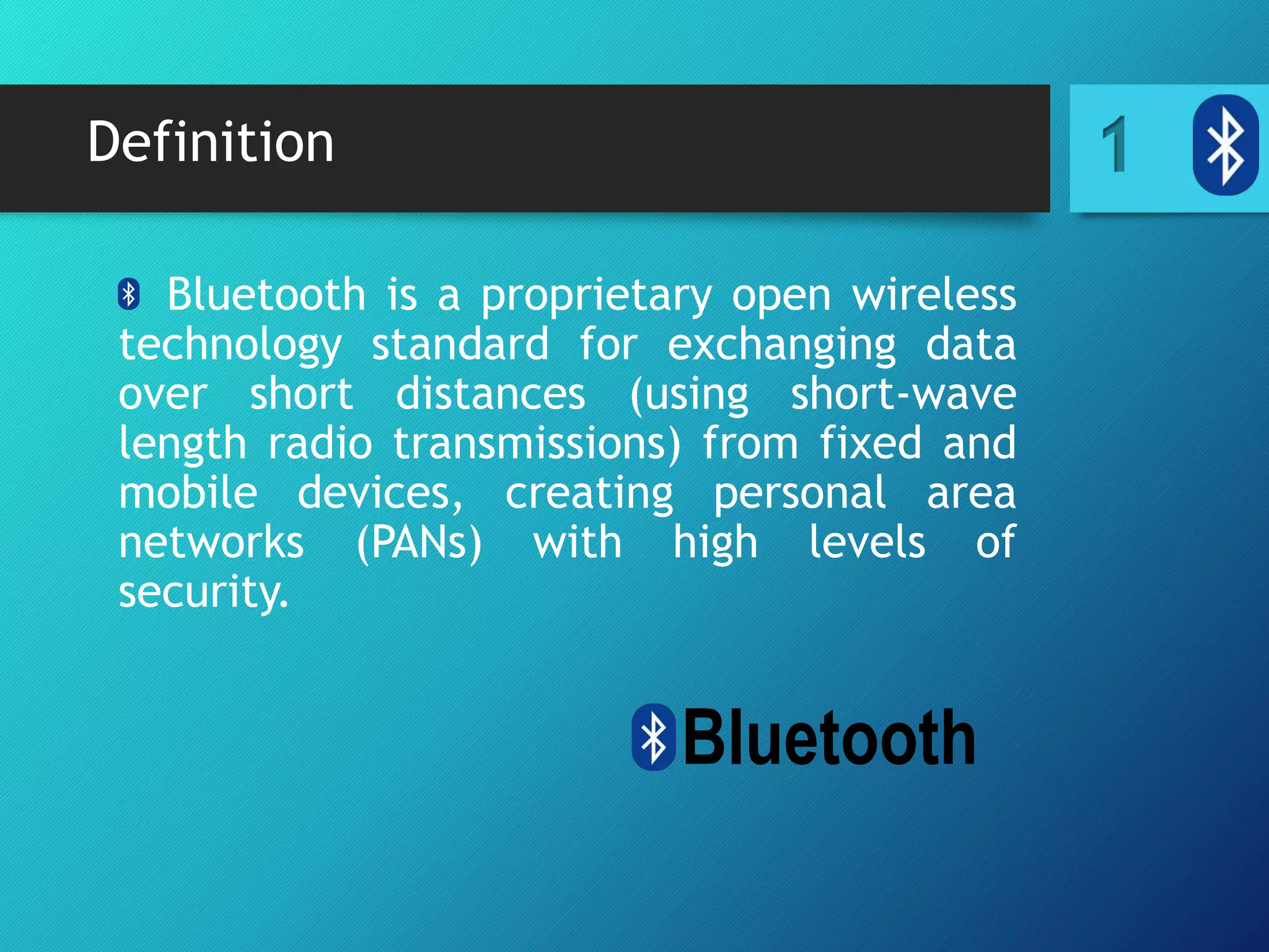 Bluetooth.pptx | Computer Networking | Computing