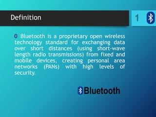 Bluetooth.pptx | Computer Networking | Computing