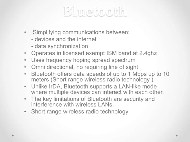 Bluetooth.ppt | Computer Peripherals | Computing
