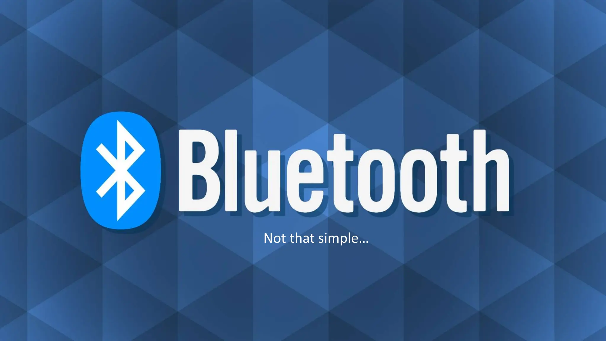 How Bluetooth works. Explained simply | PPTX | Consumer Electronics ...