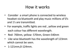 Bluetooth technology and its working...... | PPTX