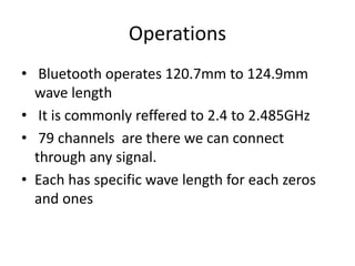 Bluetooth technology and its working...... | PPTX