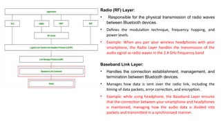 Bluetooth working technique with architecture | PPT
