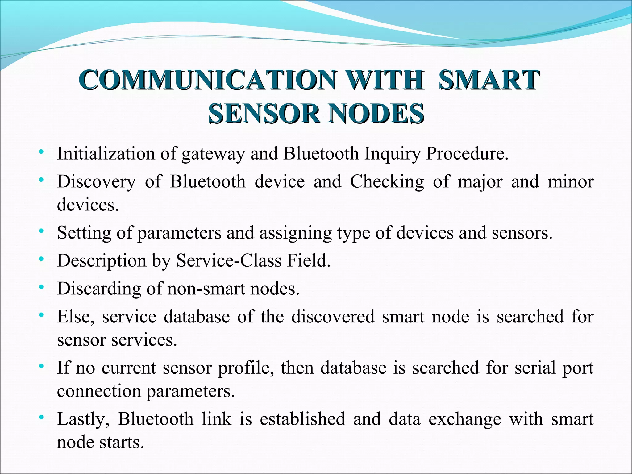 Bluetooth based-smart-sensor-network | PPT