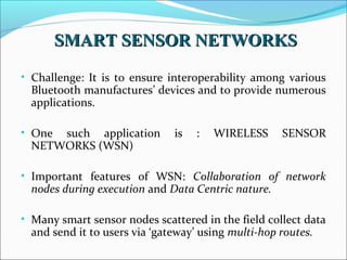 Bluetooth based-smart-sensor-network | PPT
