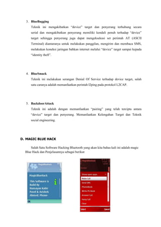 Bluetooth Hacking klp 2 | PDF