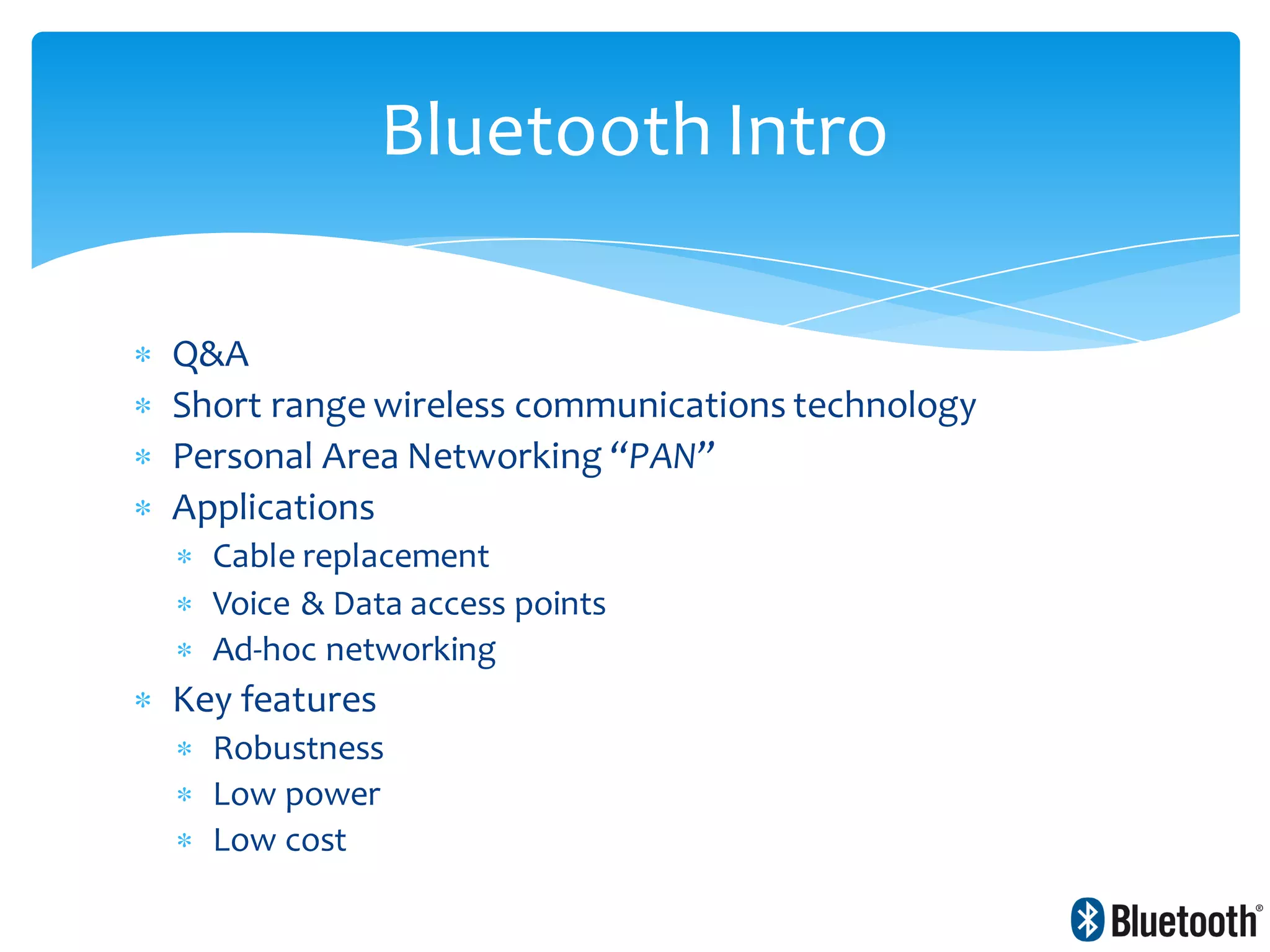 Bluetooth & Bluetooth Low Energy internals | PPTX